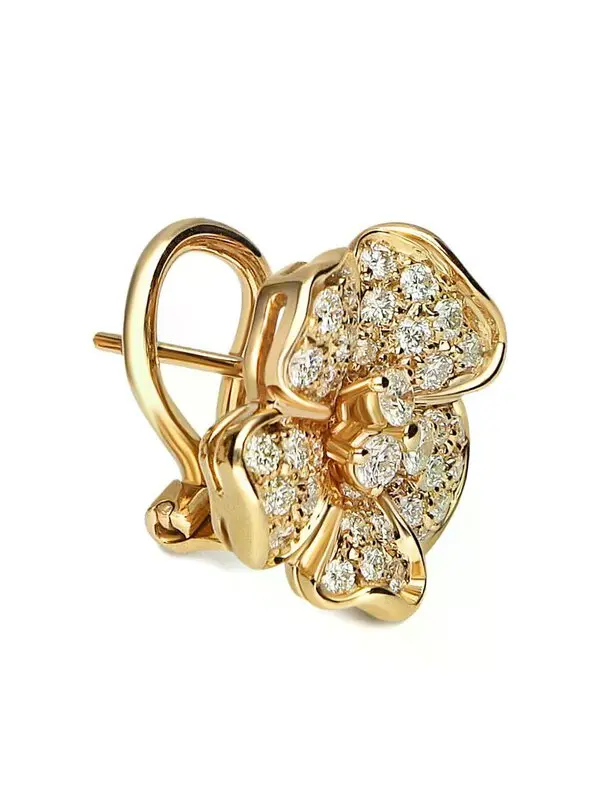 LEO PIZZO 18k Flora Diamond Earrings - Gold