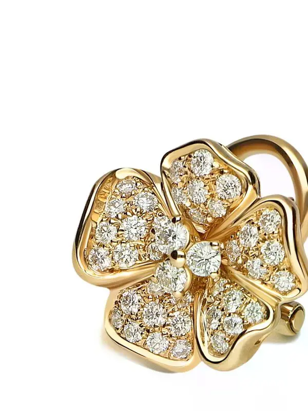 LEO PIZZO 18k Flora Diamond Earrings - Gold