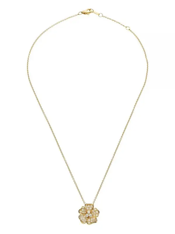 LEO PIZZO 18k Yellow Flora Diamond Necklace - Gold