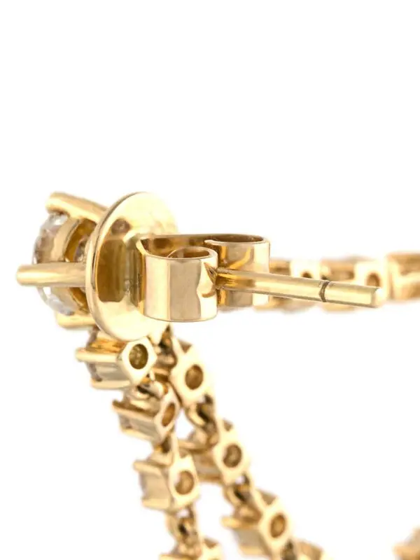 ANITA KO 18kt Yellow Diamond Loop Earrings