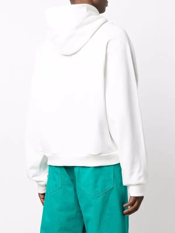 LIBERAL YOUTH MINISTRY Aztec Long-sleeved Hoodie - White