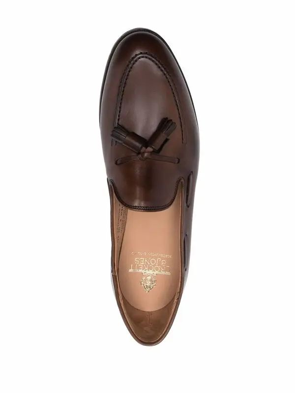 Crockett & Jones Tasseled Leather Loafers