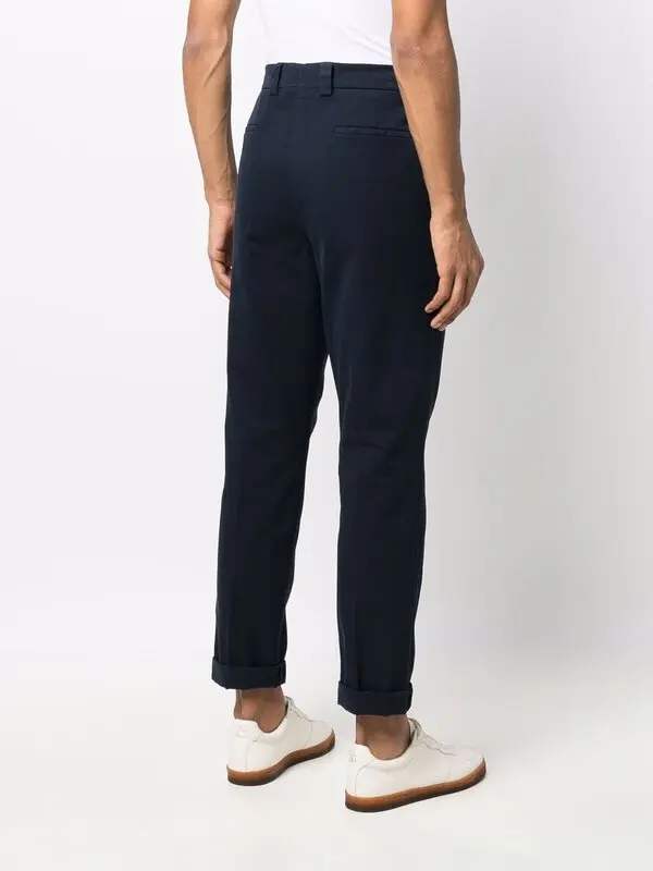 Brunello Cucinelli Straight-leg Cotton Trousers