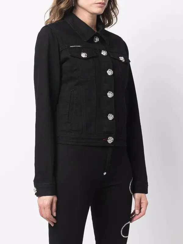 Philipp Plein Logo-plaque Denim Jacket