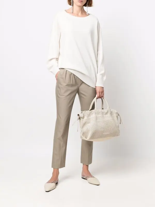 Brunello Cucinelli Cropped Straight-leg Trousers