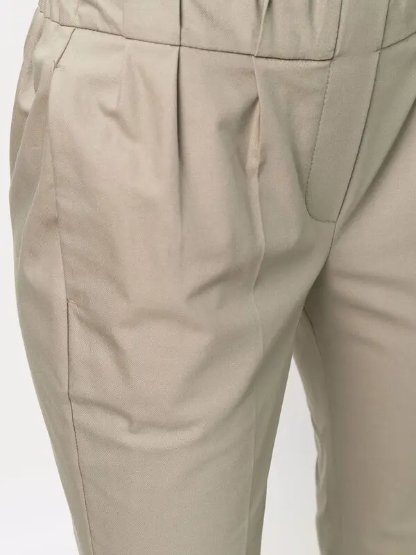 Brunello Cucinelli Cropped Straight-leg Trousers