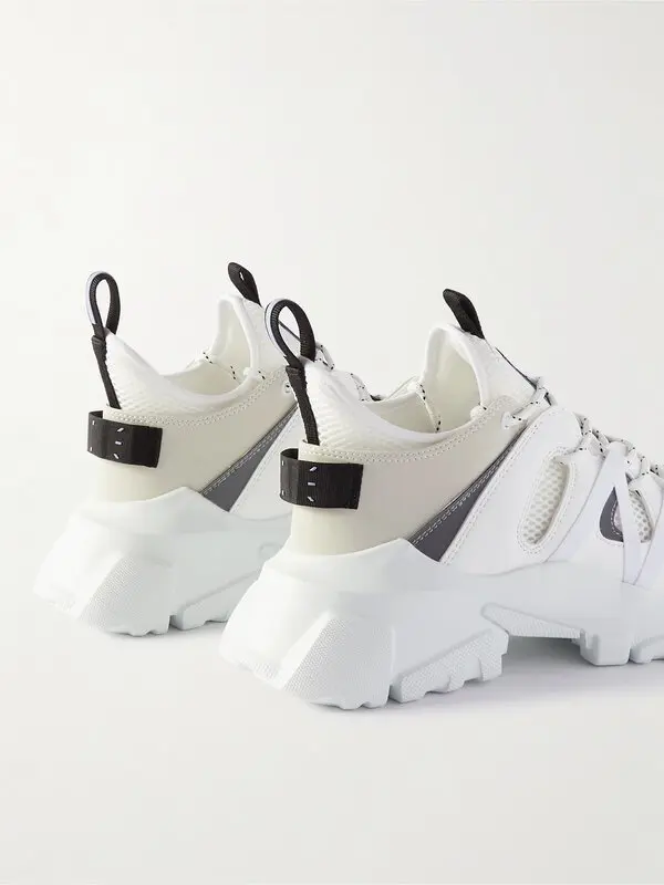 Alexander Mcqueen Orbyt Descender 2.0 Mesh And Faux Leather  display picture 3