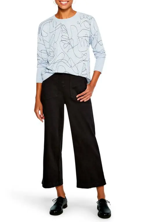 NIC+ZOE Swirling Stitches Sweater