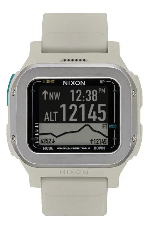 Nixon Regulus Expedition Digital Chronograph Watch - Gray