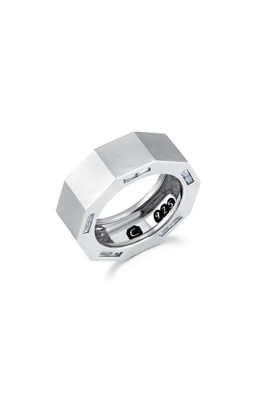 CRISLU Bolt Ring - Platinum
