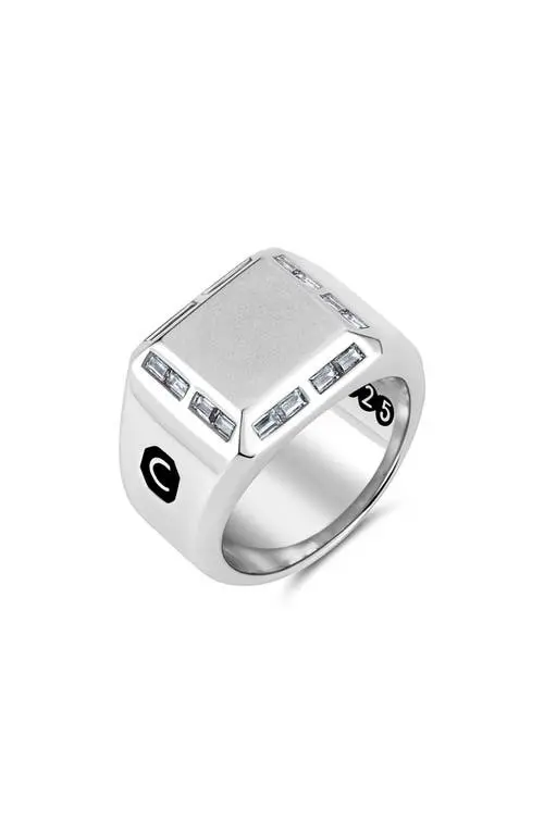 CRISLU Signet Ring - Silver