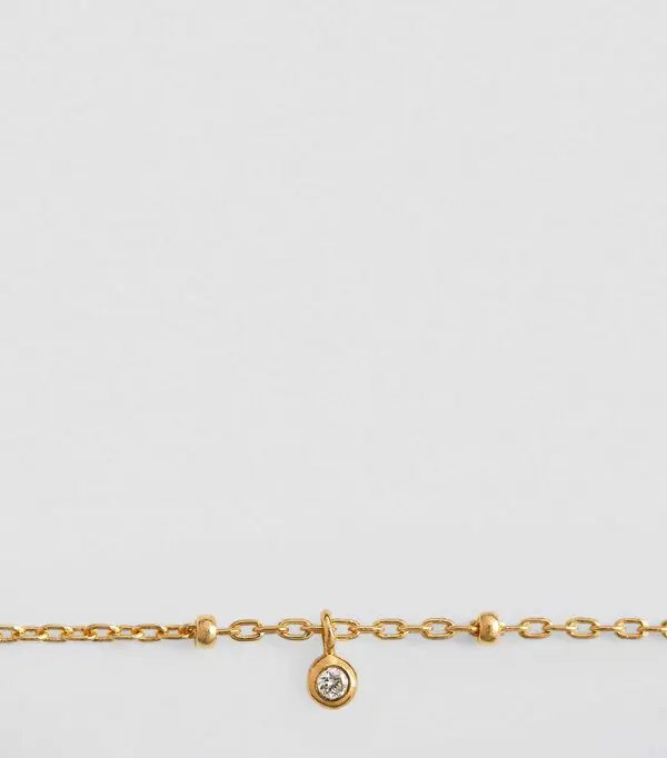 REDLINE Yellow Gold And Diamond Honorée Bracelet - Red