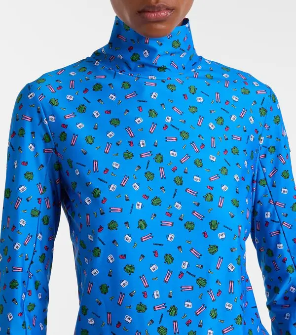 Moncler X Naj-oleari Printed Ski Top