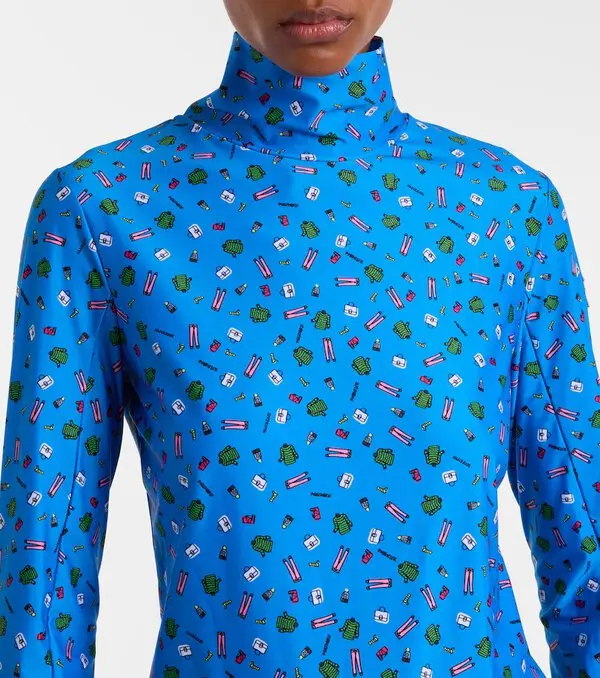 Moncler X Naj-oleari Printed Ski Top