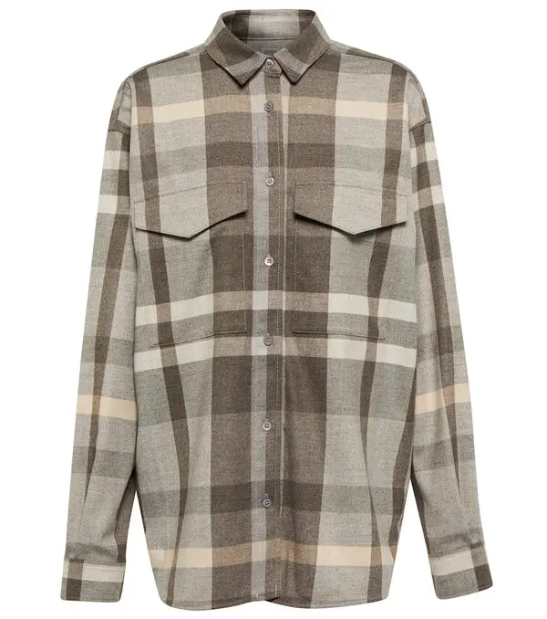 TOTEME Checked Flannel Shirt