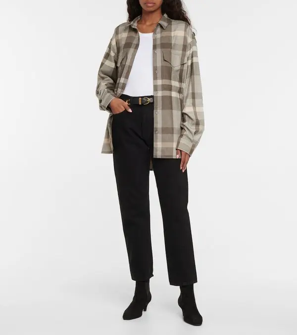 TOTEME Checked Flannel Shirt