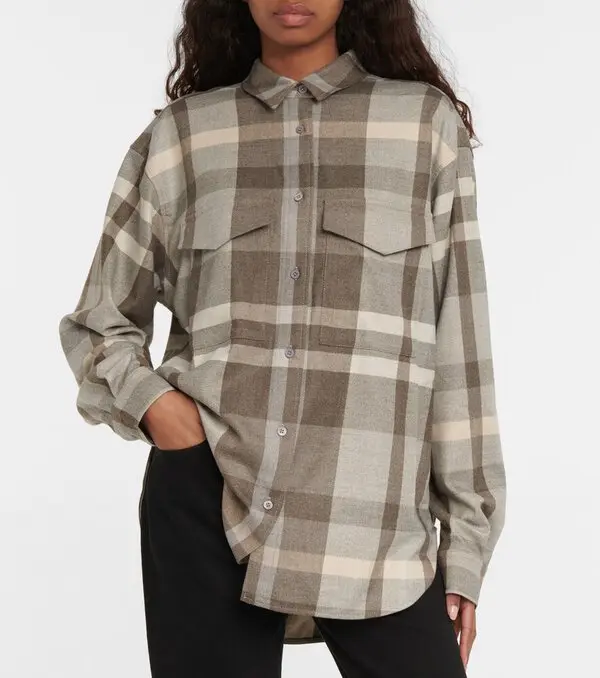 TOTEME Checked Flannel Shirt