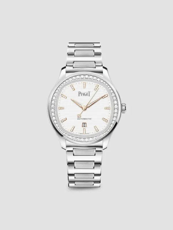 PIAGET Polo Diamond & Stainless Steel Bracelet Watch