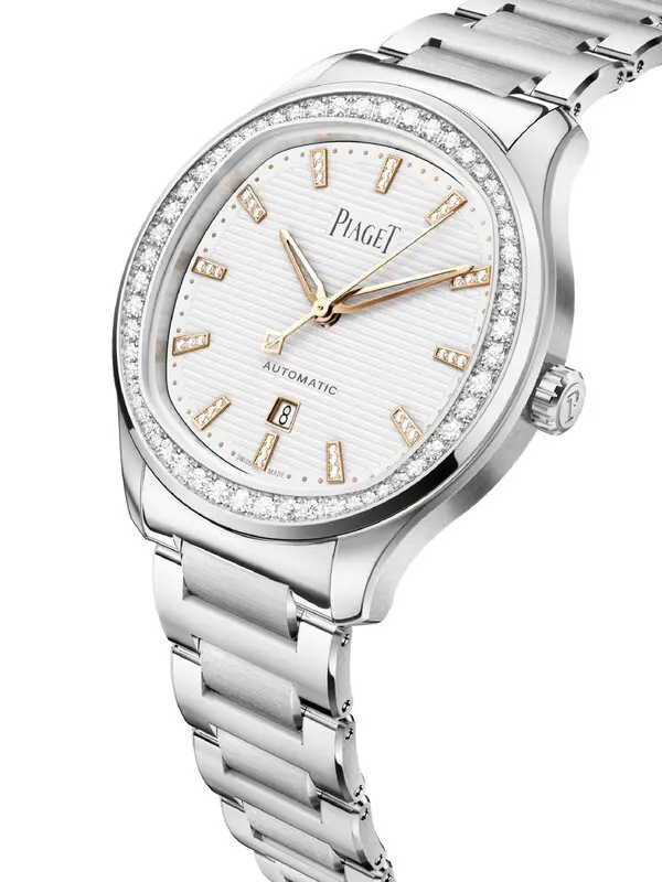 PIAGET Polo Diamond & Stainless Steel Bracelet Watch