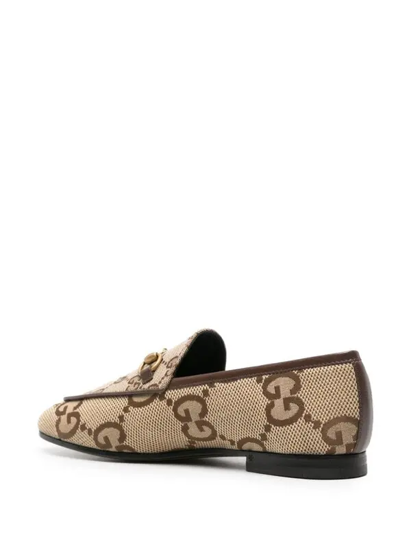 Gucci Jordaan Panelled Loafers - Neutrals