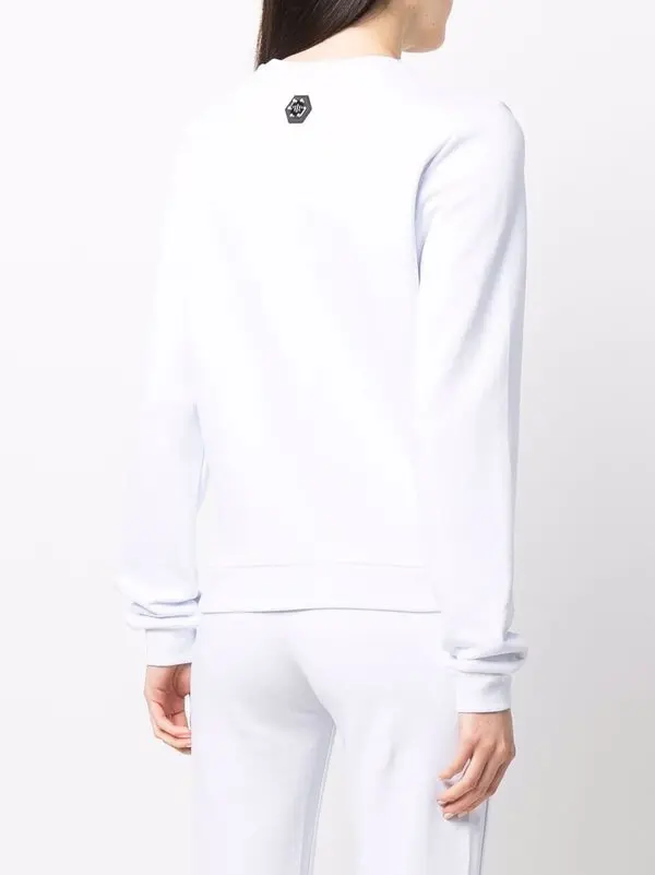 Philipp Plein Logo-print Sweatshirt - White