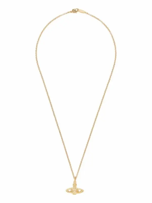 VIVIENNE WESTWOOD Logo Pendant Necklace - Gold