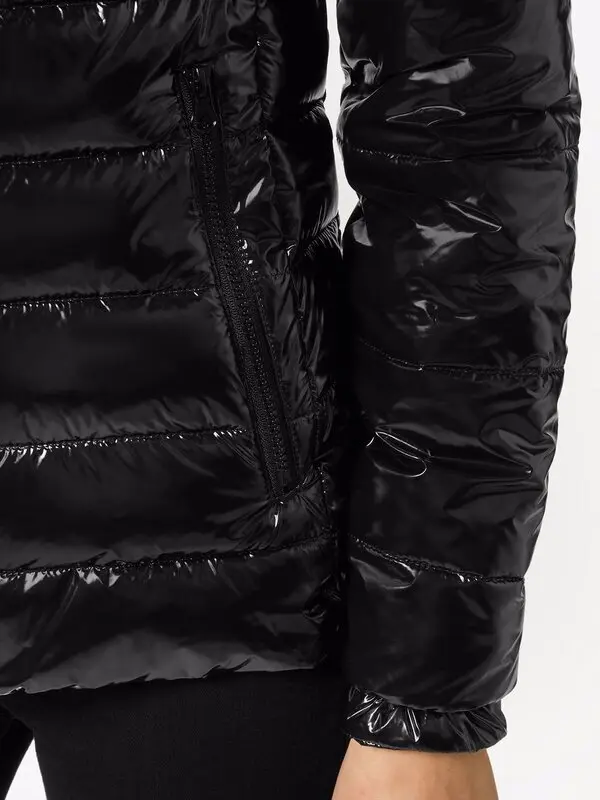 Philipp Plein High-shine Hooded Down Jacket