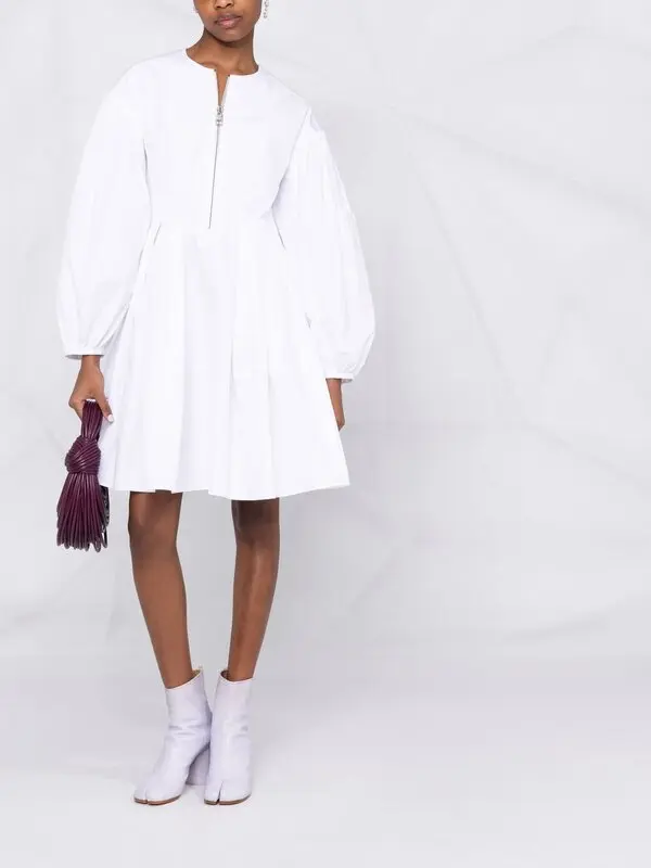 Alexander McQueen Cocoon-sleeve Mini Dress