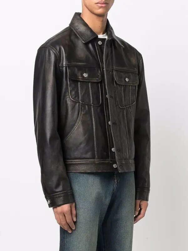 Diesel L-Riley Leather Jacket - Black | Editorialist