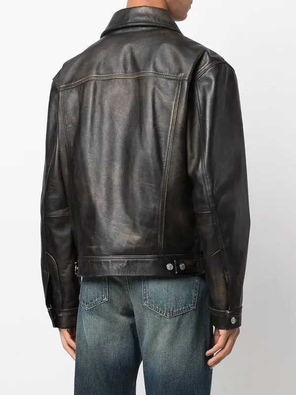 Diesel® L-Riley Leather Jacket - Black | Editorialist