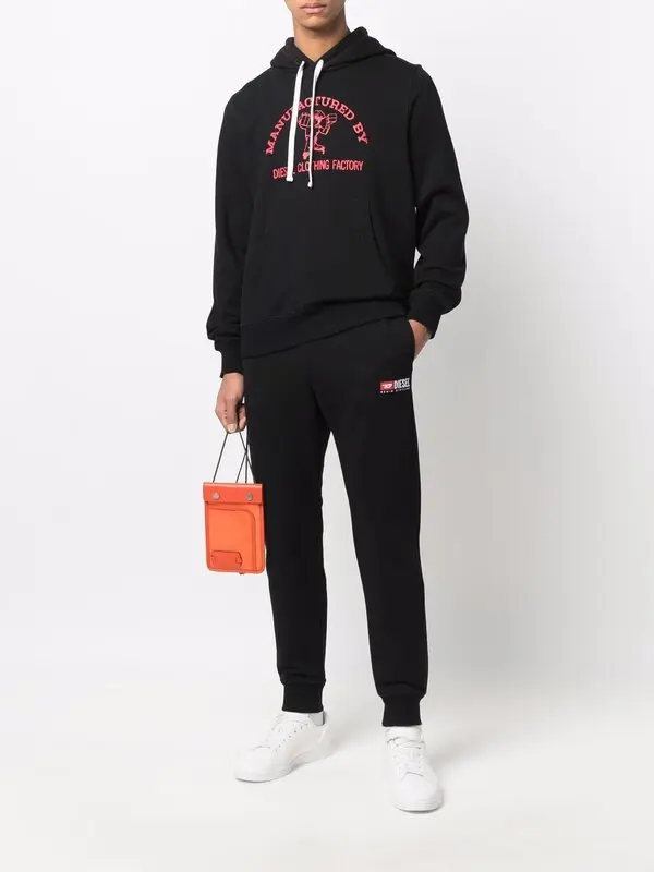 DIESEL® Cotton Graphic Print Pullover Hoodie