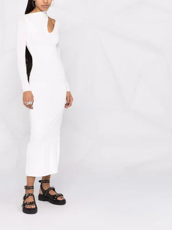 MANURI Bambina Cut-out Dress - White