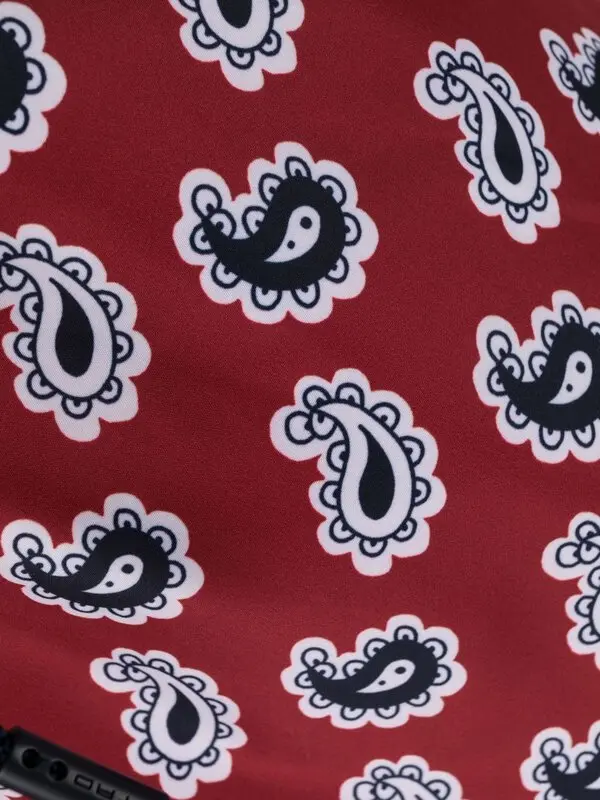 Etro Paisley Print Swim Shorts - Red