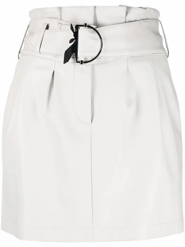 Patrizia Pepe Essential Belted Mini Skirt