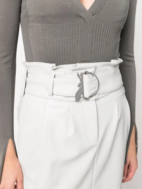 Patrizia Pepe Essential Belted Mini Skirt