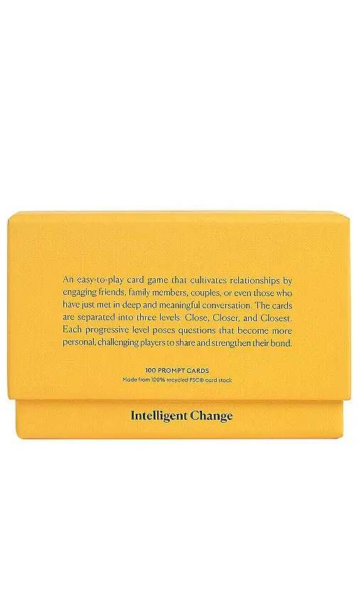 INTELLIGENT CHANGE Let's Get Closer Game In Na
