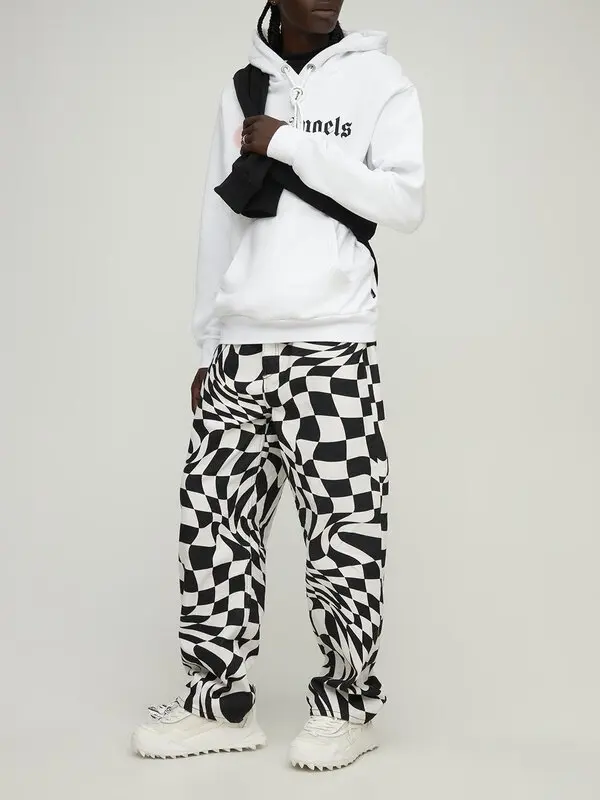 jaded london Curly Fry デニムセットアップ Jaded London X Curly Fry Cotton Jeans In Black,White - 50% Off