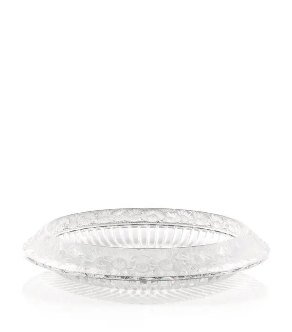 Lalique Crystal Marguerites Bowl - Clear