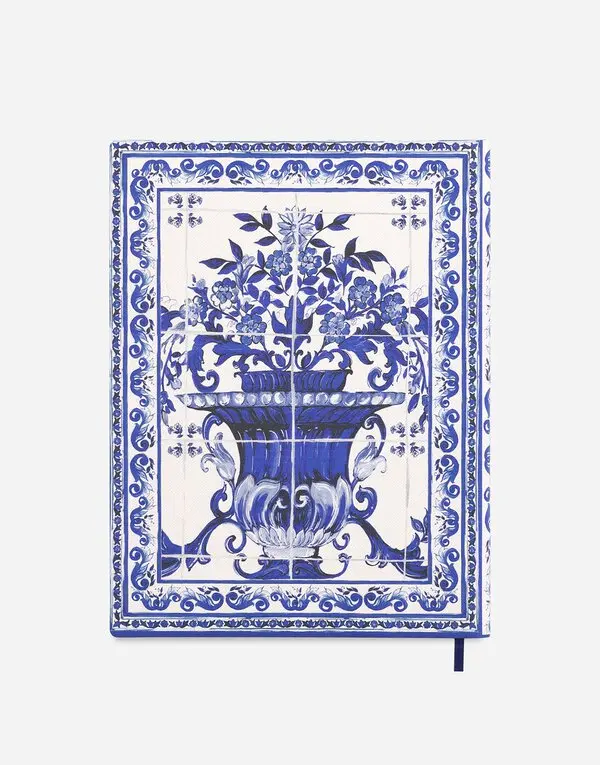 Dolce & Gabbana Large Ruled Notebook Textile Cover