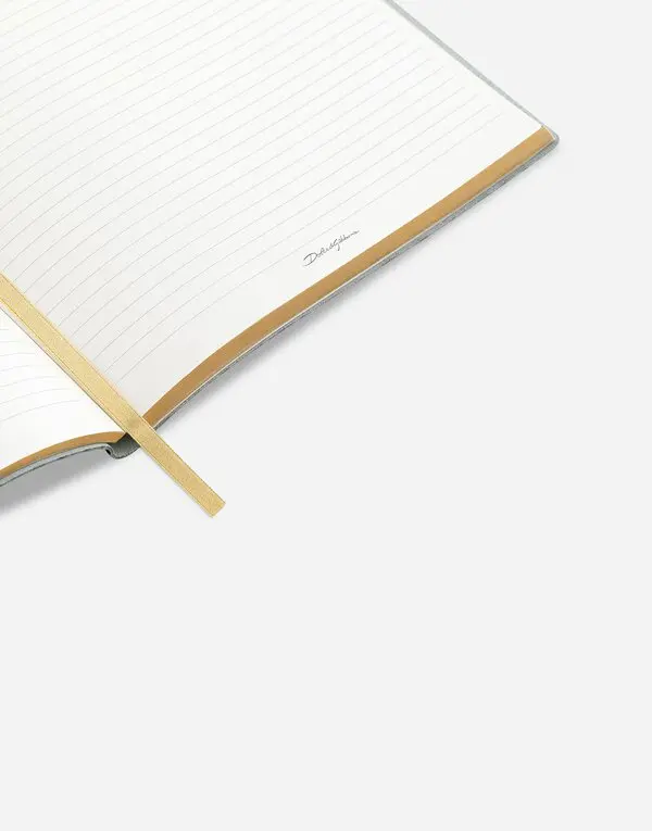 Dolce & Gabbana Small Ruled Notebook Leather Cover