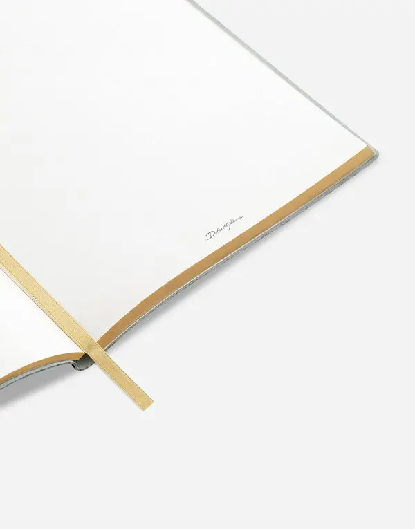 Dolce & Gabbana Large Blank Notebook Leather Cover