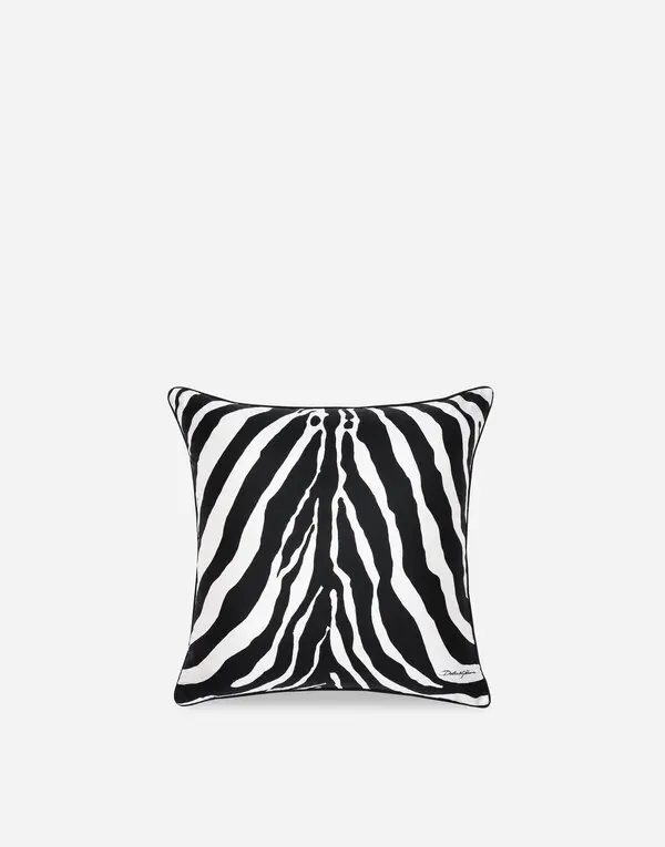 Dolce & Gabbana Silk Twill Cushion Small - Multicolor