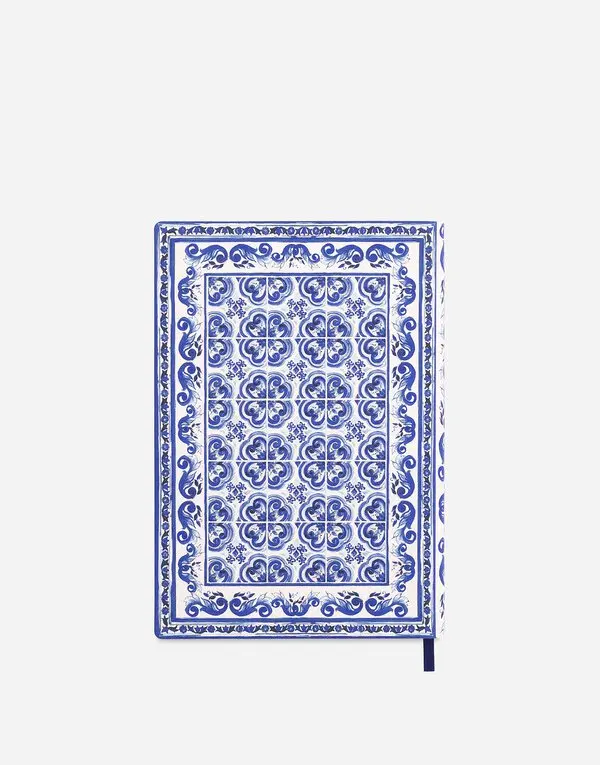 Dolce & Gabbana Medium Ruled Notebook Textile Cover