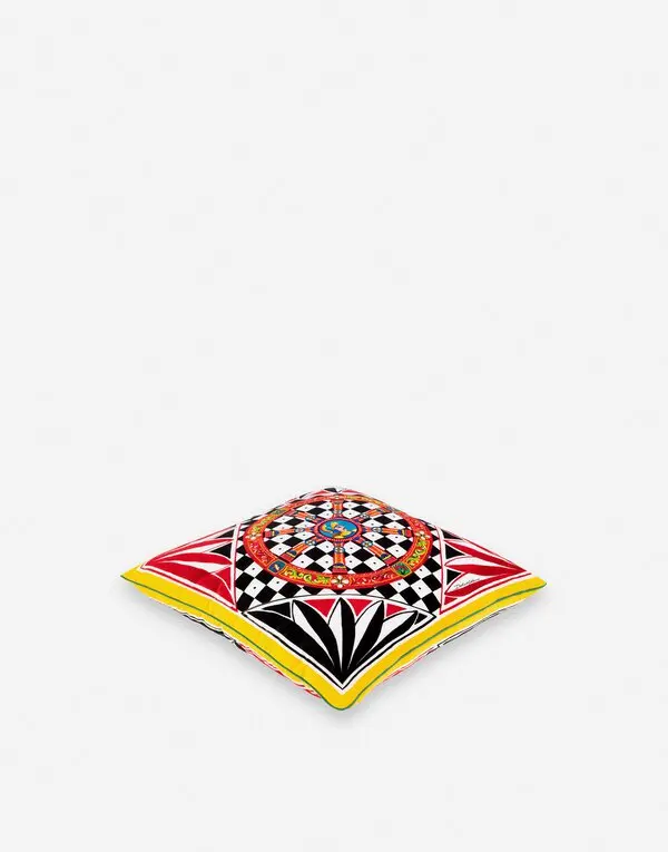 Dolce & Gabbana Velvet Cushion Small - Multicolor