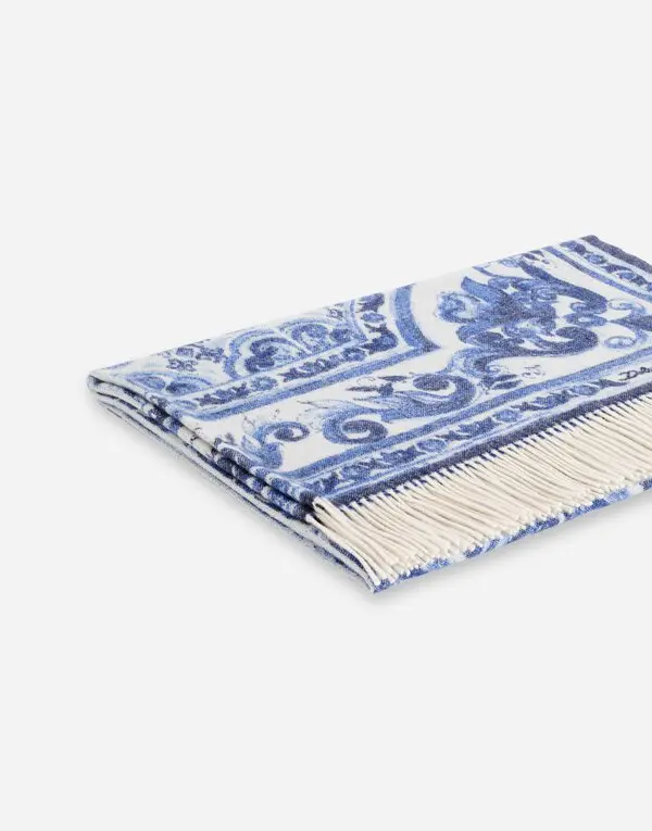 Dolce & Gabbana Cashmere Jacquard Blanket