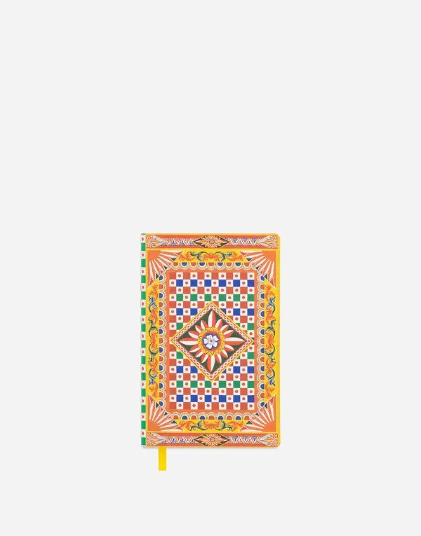 Dolce & Gabbana Small Ruled Notebook Textile Cover - Multicolor