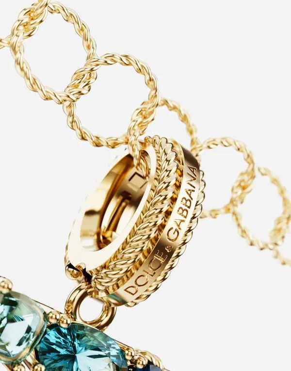 Dolce & Gabbana 18kt Number 5 Pendant