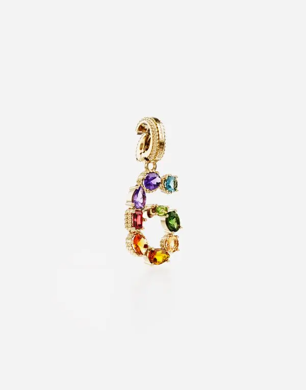 Dolce & Gabbana 18kt Number 6 Charm Pendant