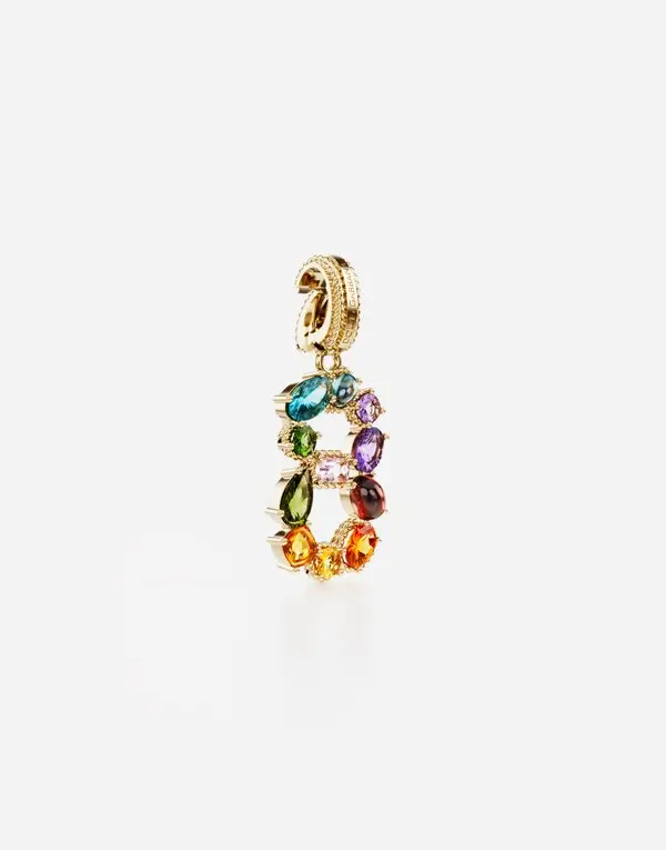 Dolce & Gabbana 18kt Number 8 Charm Pendant - Yellow Gold