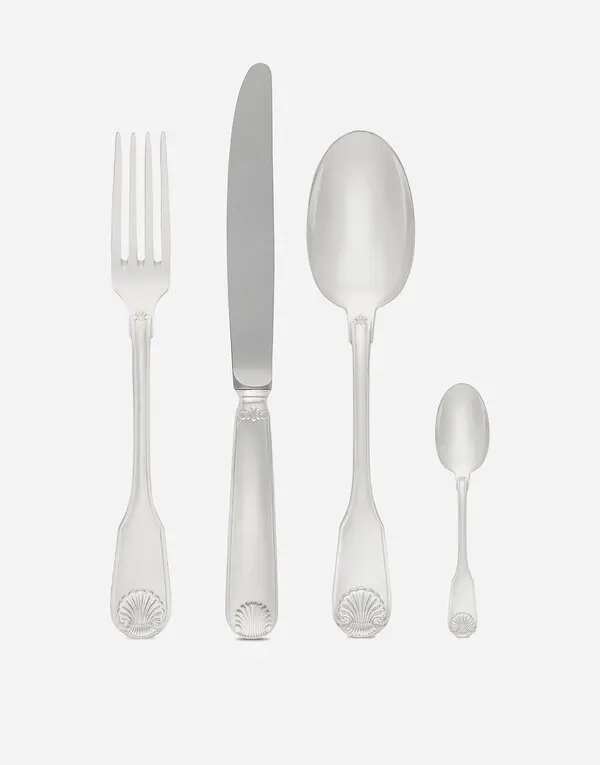 Dolce & Gabbana 4-piece German Silver Flatware Set - Multicolor